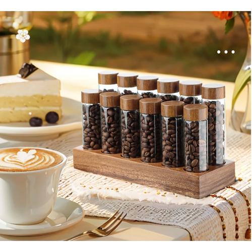 Jual Botol Tabung Sample Botol Tabung Display 6 Kopi Botol Tabung ...