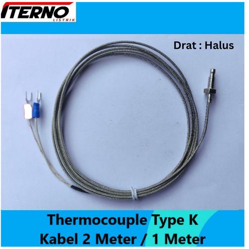 Jual Thermocouple Thermokopel Type K M6 Kabel 1M 2M - 1 Meter - Kota Tangerang - iterno listrik ...