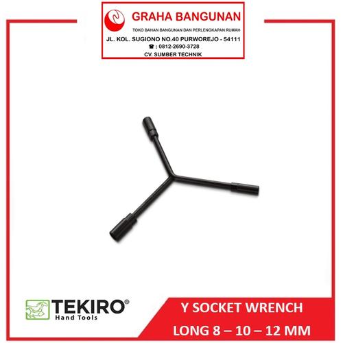 Jual TEKIRO Y-TYPE WRENCH (LONG) 8 - 10 - 12 / KUNCI SOK Y PANJANG ...