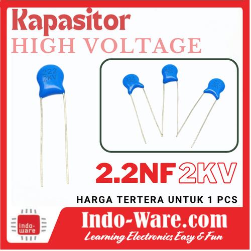 Jual 222 2KV 2200PF 2.2NF 2000V high voltage ceramic capacitor - Kota ...