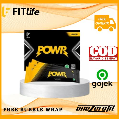 Jual Fitlife POWR Pre Workout Kemasan Box Isi 15 Sachet PWO - Lemon, 1 ...