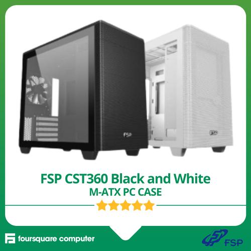 Jual FSP CST360 Black & White M-ATX CPU PC Case Casing Komputer - Kota ...