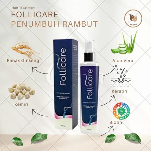 Jual FOLLICARE HAIR SERUM ASLI PENUMBUH RAMBUT MENGATASI RONTOK BPOM ...