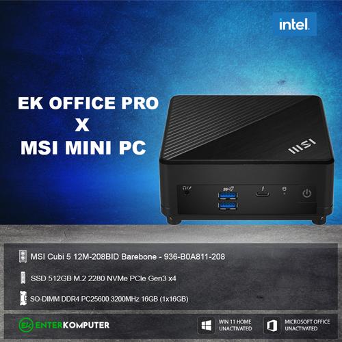 Promo EK Office PRO X MSI CUBI MINI PC - Enter Komputer Cicil 0% 3x ...