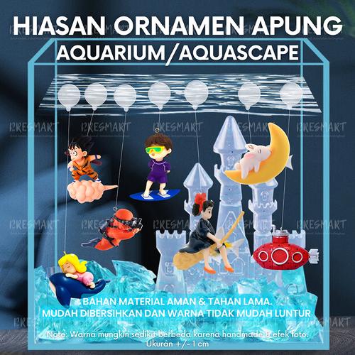 Jual Hiasan Apung Mainan Miniatur Penyelam Dekorasi Floating Aquarium ...