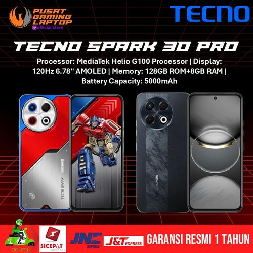 Promo TECNO SPARK 30 Pro - 8+8GB*+128GB, 120Hz AMOLED Display ...