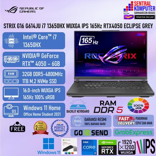 Promo ASUS ROG Strix G16 G614JU [NO BAG] Intel i7 13650HX 32GB DDR5 1TB ...