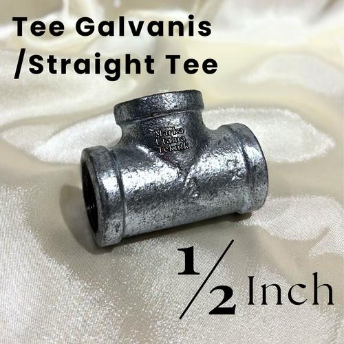 Jual Tee Galvanis Besi 1/2" Inch Drat Dalam BSPT - Kab. Tangerang ...