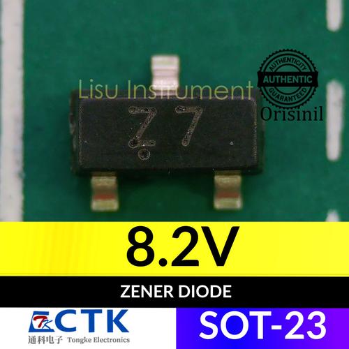 Jual BZX84C8V2 8.2V Z7 300mW 0.3W Zener Diode SOT-23 CTK Electronics - Kota Depok - Lisu ...