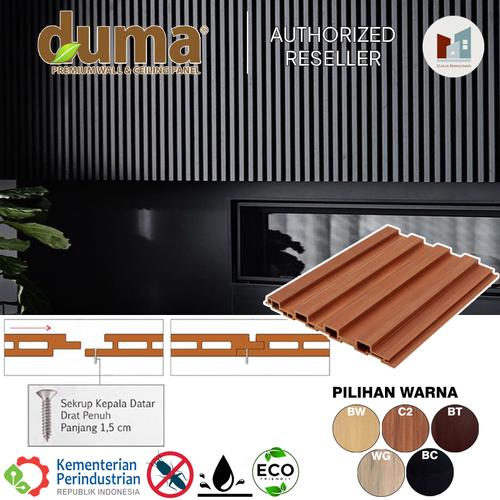 Jual WPC Fluted Contempo Wall Panel dinding indoor || DUMA WOODPANEL ...