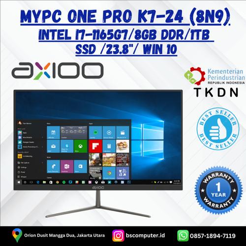 Jual AXIOO MyPC One Pro K7-24 (8N9) intel i7-1165G7 8GB DDR/1TB SSD/23.8” inch/windows 10 ...