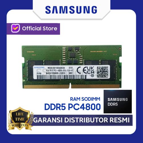 Promo Samsung RAM DDR4 DDR5 8GB / 16GB SODIMM Memory PC 3200 PC 4800 PC 5600 Memori RAM DDR 4 ...
