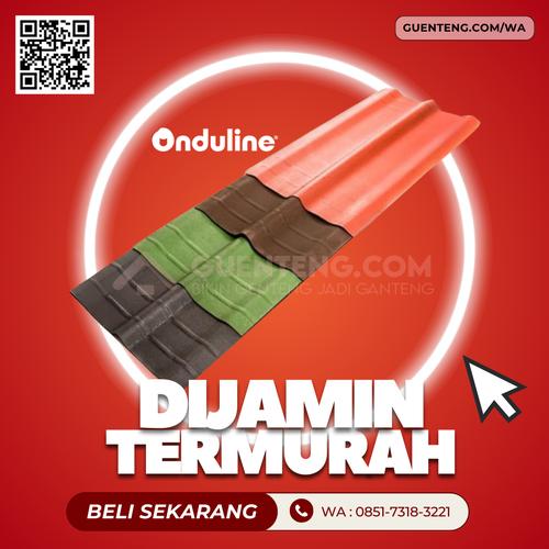 Jual Nok Atap Bitumen Onduline Merah Hijau Hitam Coklat Tile Dual Red ...