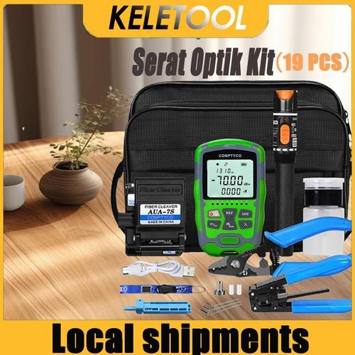 Jual Baru !! AUA-7S Alat Serat Connector Fiber Optik Toolkit 19pcs Set ...