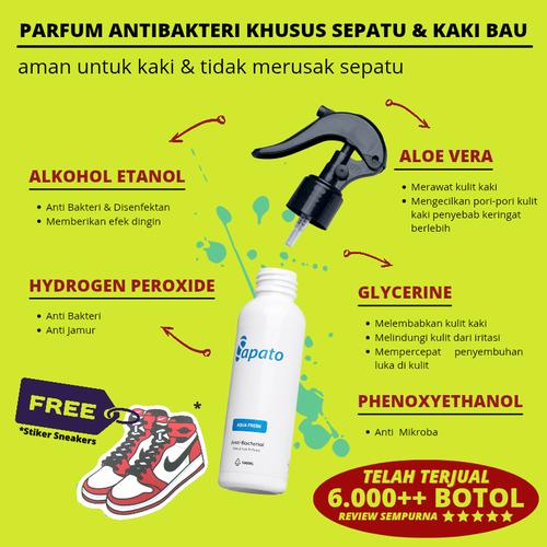 Promo Parfum Sepatu Untuk Sepatu Kaki Bau Sapato Varian AQUA FRESH Shoe ...