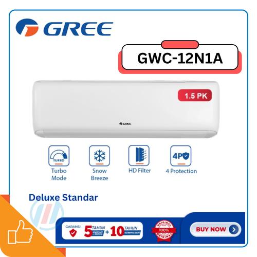 Jual GREE AC DELUXE STANDARD N1A Series GWC-12N1A - 1,5 PK - Kompresor ...