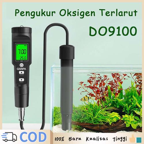 Jual Do9100 Dissolved Oxygen Meter Backlight Oksigen Tester Oxygen Flow ...