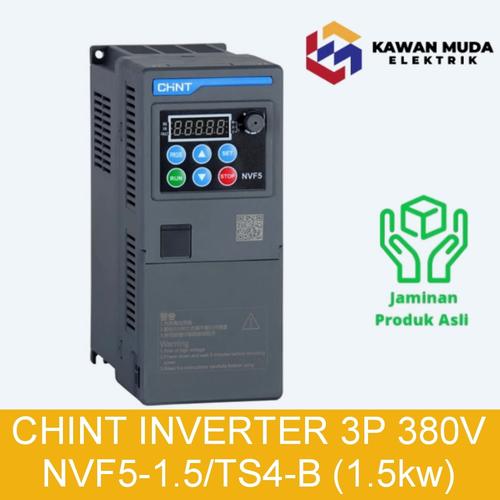 Jual CHINT INVERTER/VFD/VSD 3P 380V NVF5-1.5/TS4-B (1.5kw) - Jakarta ...