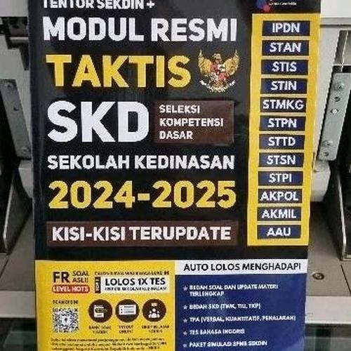 Jual MODUL RESMI TAKTIS SKD SEKOLAH KEDINASAN 2024-2025 - Jakarta Barat - SAUFA BOOK | Tokopedia