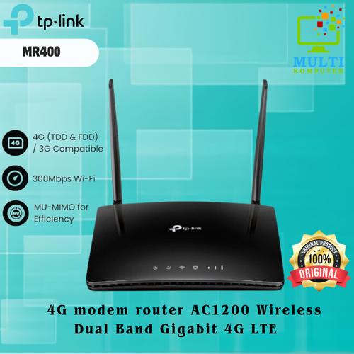Promo TP-Link Archer MR400 4G modem router AC1200 Wireless Dual Band ...