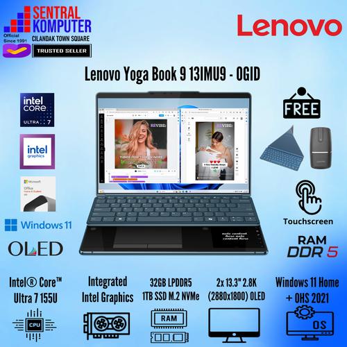 Jual LAPTOP DENGAN 2 LAYAR!! Lenovo Yoga Book 9 13IMU9-0GID - Jakarta ...