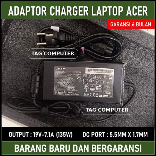 Jual ADAPTOR ACER PREDATOR NITRO 5 AN515-55-58X3 ORIGINAL ADAPTER ...