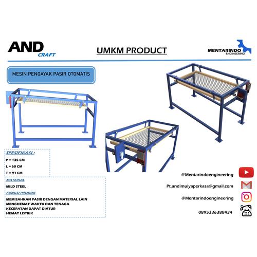 Jual Mesin Pengayak Pasir Custom Screen Otomatis 135x60x90 cm - Kab ...