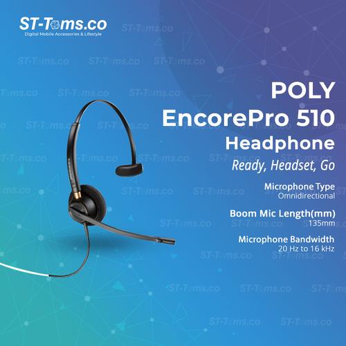 Promo Poly EncorePro 510 Monaural Headset +Quick Disconnect Cicil 0% 3x ...