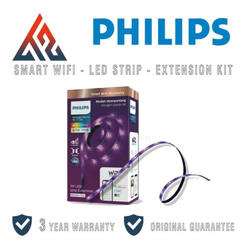 Jual Philips Smart WiFi Lampu LED Strip Starter Kit Set 11W 1M RGB Full ...