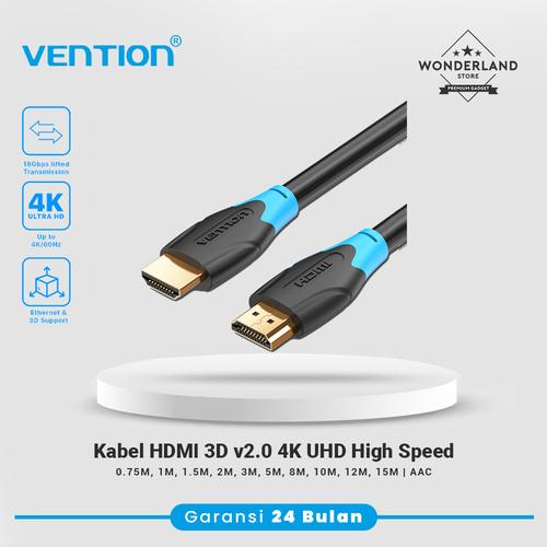 Promo Vention Kabel HDMI Male to Male 2.0 Up to 4K @30Hz, FHD 1080P ...