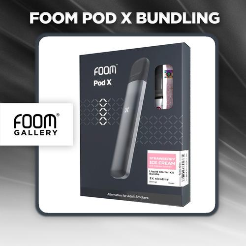 Jual Foom Pod X Bundling Refill 15ml Starter Pack - Iced Tea, Brilliant ...