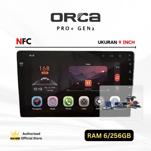 Jual ORCA ADR-9988 PRO+ G2 NFC 6/256GB Head Unit Android + Dual Cam DVR - 10"+DVR - Kota ...