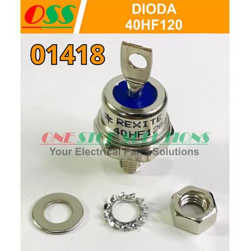 Jual DIODA DIODE STUD BAUT 40HFR120 40HF120 40A 1200V - panah atas HFR ...