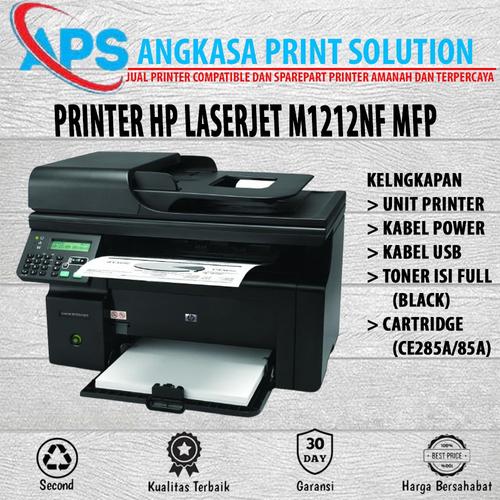 Jual Printer Hp LaserJet MFP M1212 1212 Toner 85A Print Scan Copy Adf ...