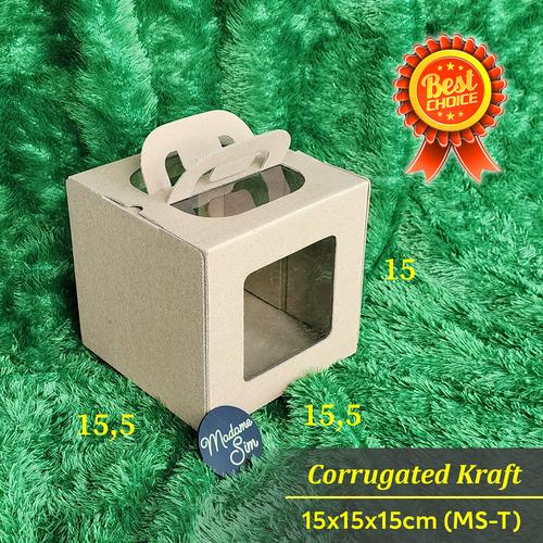 Promo KOTAK KUE - CAKE BOX - DUS BOLU 15x15x15 CM - MS-T - Jakarta ...