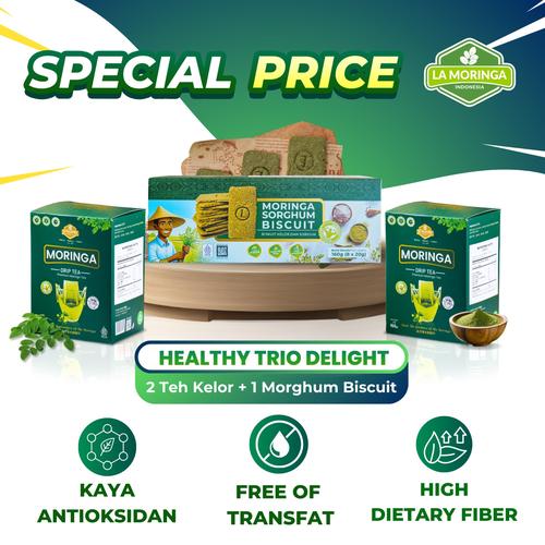Promo Paket Bundling Healthy Trio Delight : 2 Teh kelor (Moringa Drip ...