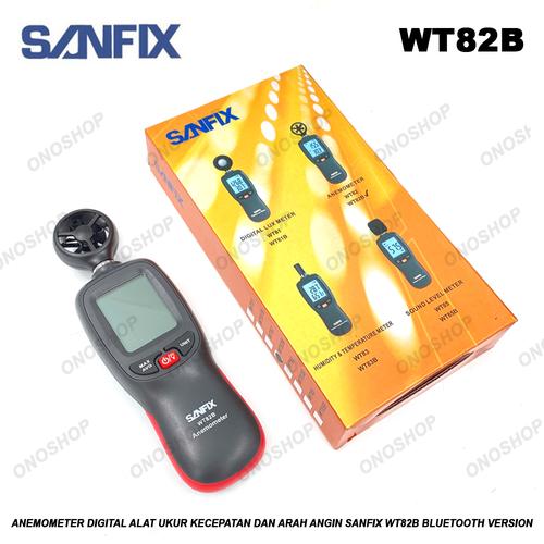 Jual Anemometer Digital Alat Ukur Kecepatan dan Arah Angin Sanfix WT82B ...