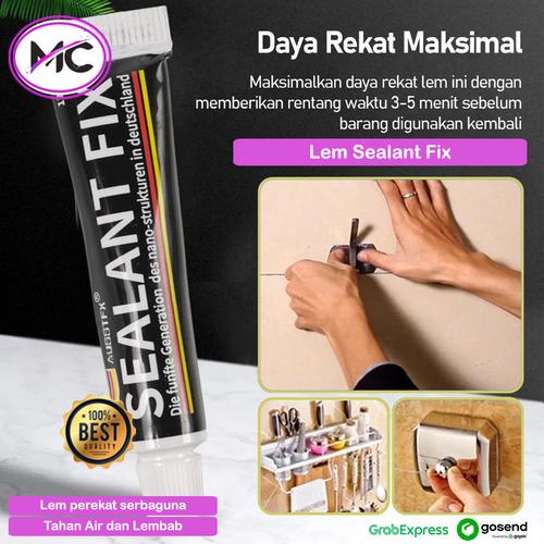 Jual Lem Perekat Kuat Dinding Sealant Fix Super Glue Serbaguna Lem ...