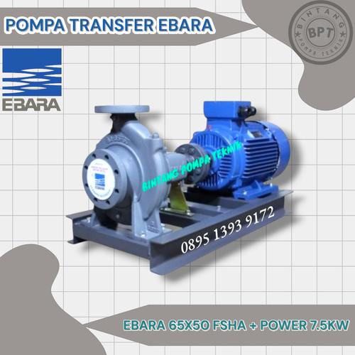 Jual POMPA EBARA 65x50FSHA + YUEMA 7.5KW 10HP 3PHASE POMPA EBARA CENTRIFUGAL - Jakarta Barat ...