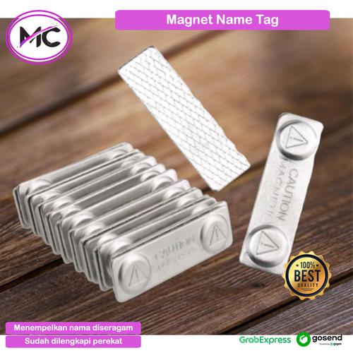 Jual Magnet Name Tag Dada Mangetic Pasang Papan Nama Tempel Pengenal ...
