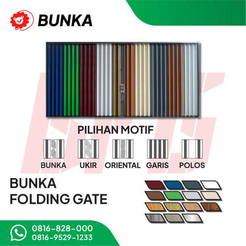 Jual FOLDING GATE BUNKA - ANTI KARAT - SUDAH DI RAKIT SIAP PASANG ...