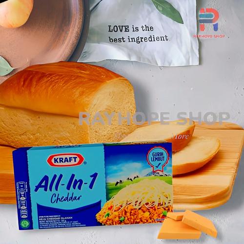 Jual PROMO Keju Cheese Cheddar Block Kraft Olahan Susu 150 gram All In ...