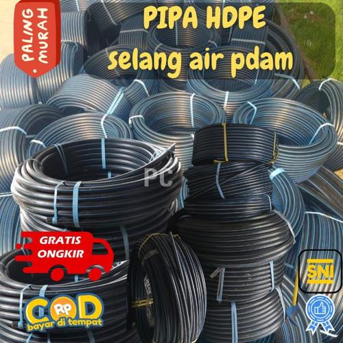 Jual SELANG HITAM ½" (20mm) 50meter PIPA HDPE PERAIRAN PDAM GAS DLL ...