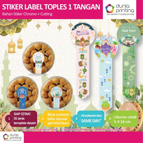 Jual Stiker Toples Lebaran 1 tangan edisi 1 Ekonomis 5 x 16 cm - 10 ...
