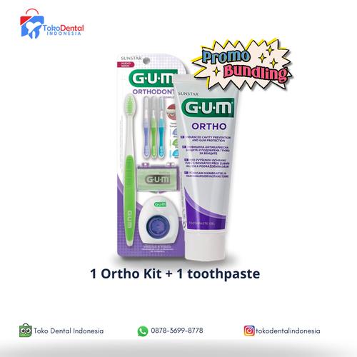 Promo Paket bundling Ortho Kit - Pasta Gigi GUM paket lengkap perawatan ...