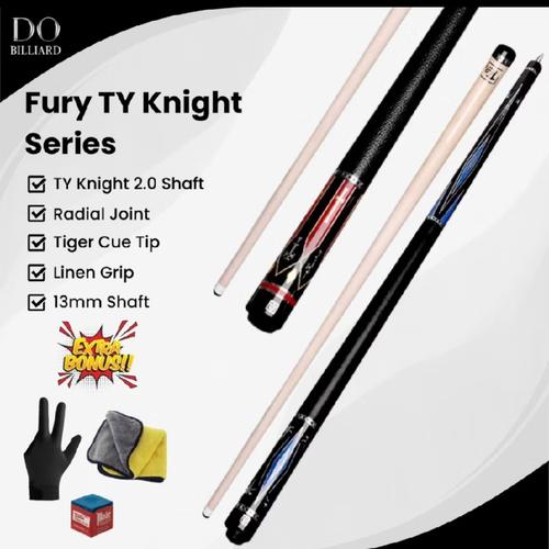 Jual Stick Billiard FURY TY KNIGHT SERIES Low Deflection Shaft Cue Sti ...