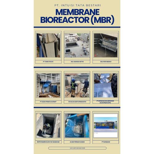 Jual wwtp ipal portable FRP + MBR System Recycle Air limbah Resto ...