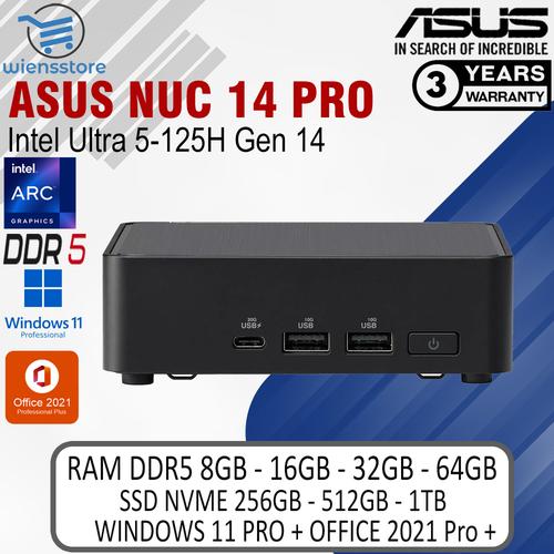 Jual MINI PC INTEL NUC / ASUS NUC i5 GEN 14 ULTRA 5 FULLSET WIN11 +RAM ...