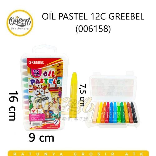 Jual 1 SET (12 WARNA) OIL PASTEL 12C GREEBEL (R-1323) - KRAYON CRAYON ...