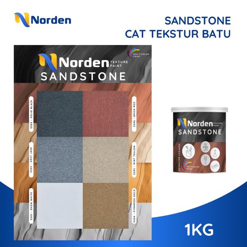 Jual SANDSTONE Cat Tekstur Batu Multicolor 1Kg NORDEN Texture Wall ...